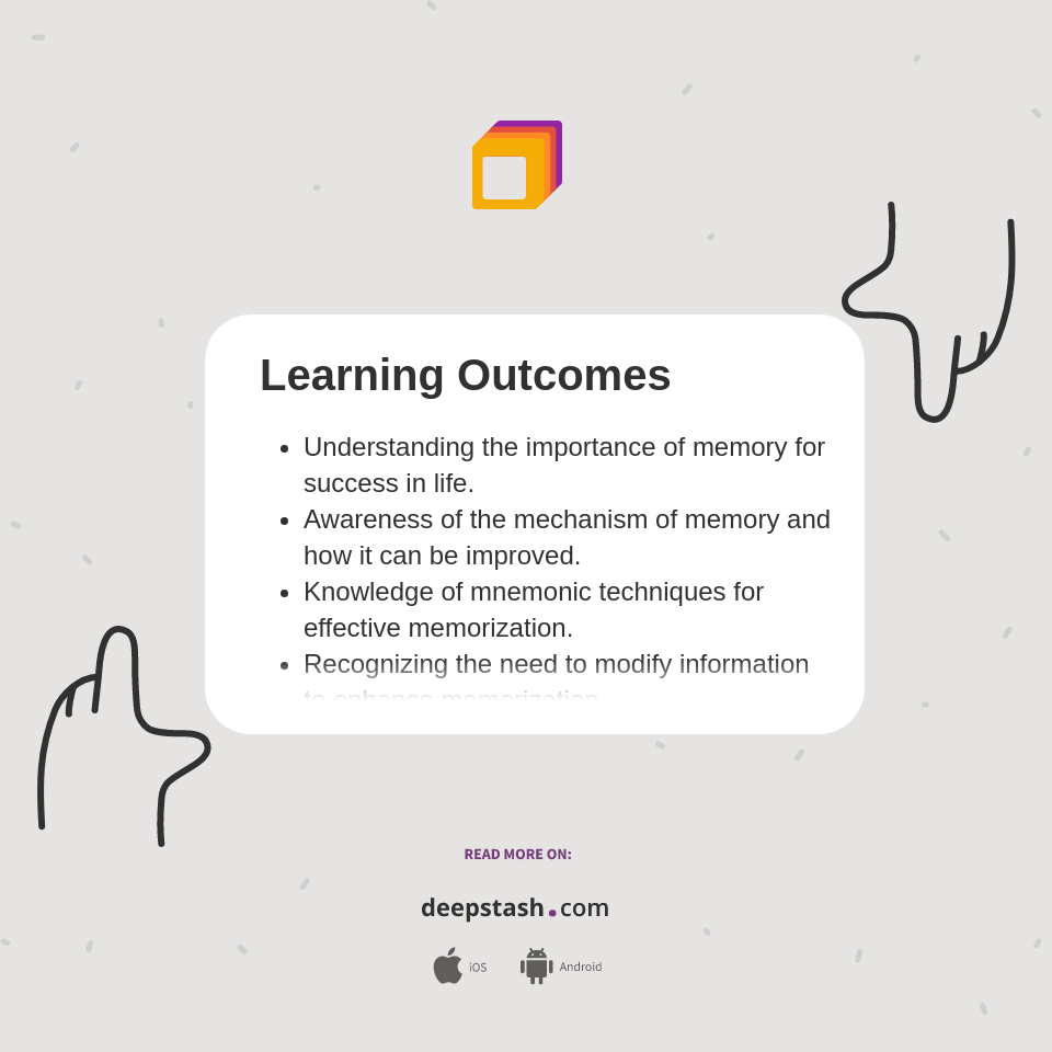 Learning Outcomes - Deepstash