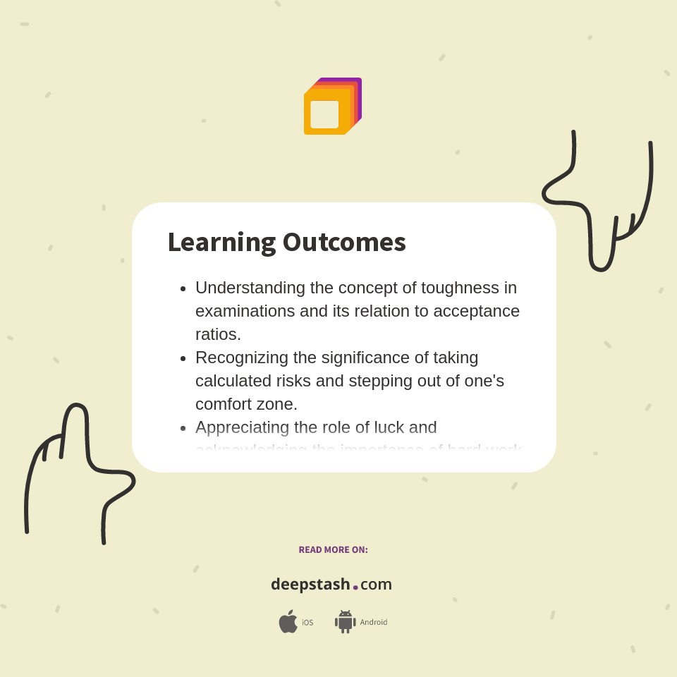 Learning Outcomes - Deepstash