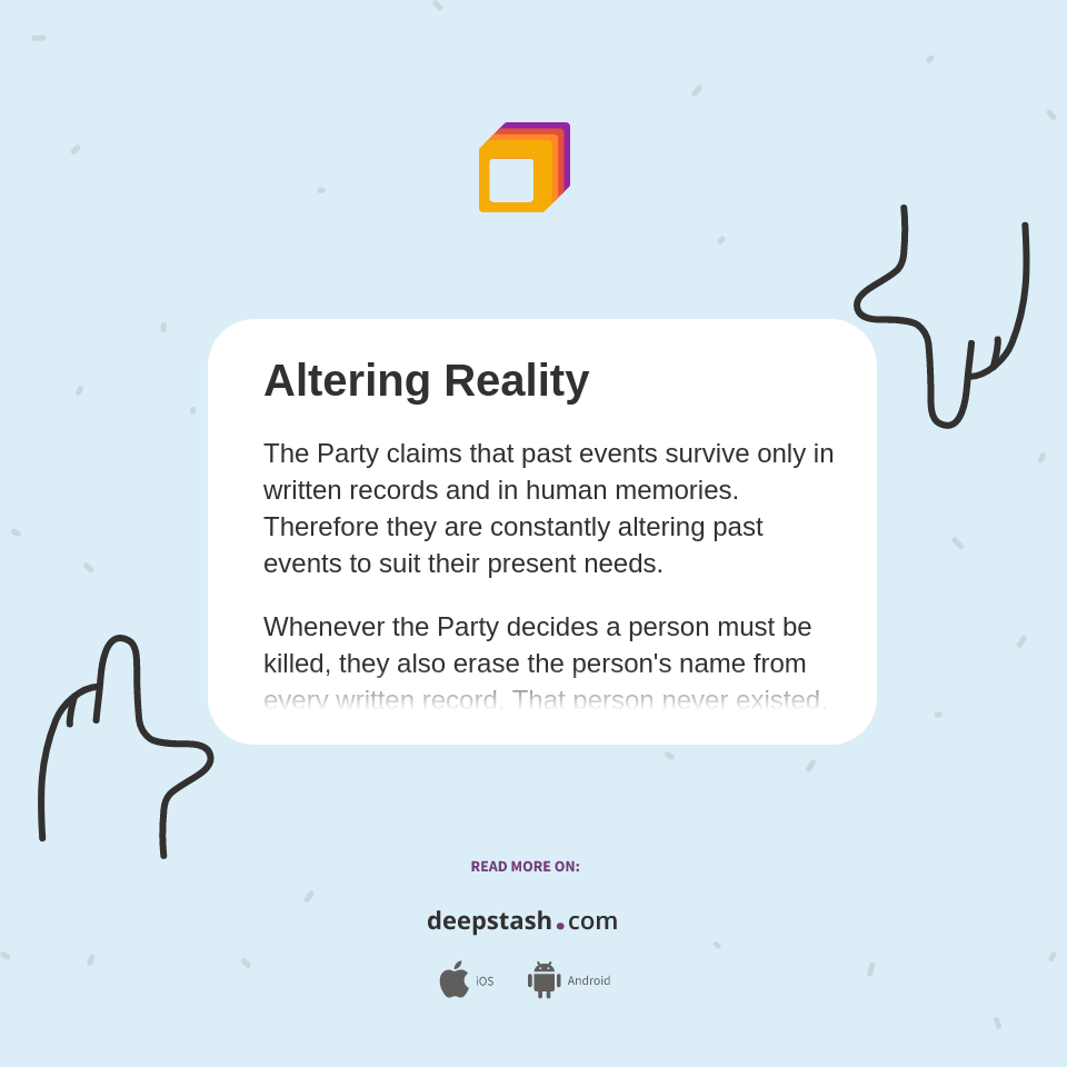 Altering Reality - Deepstash