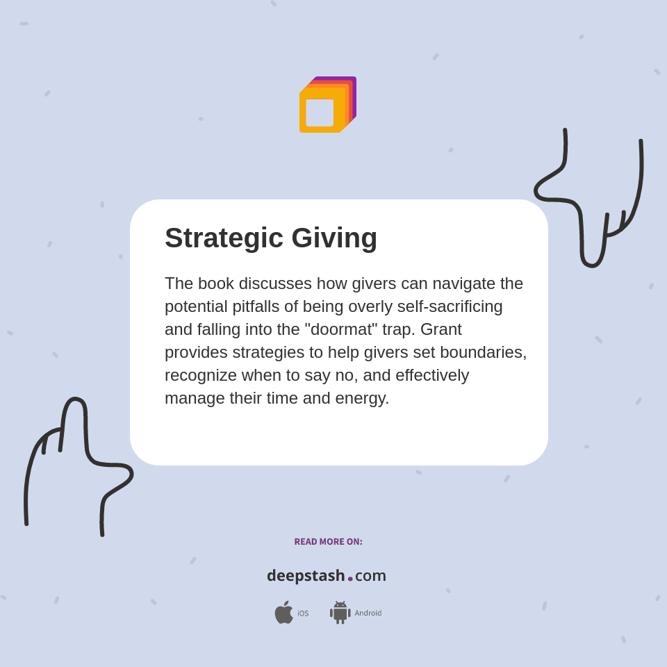 Strategic Giving - Deepstash