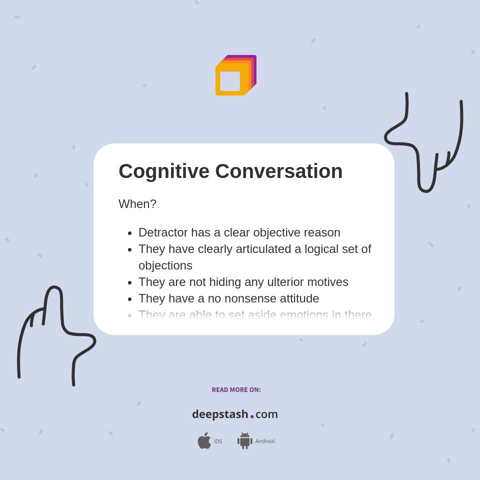 Cognitive Conversation - Deepstash