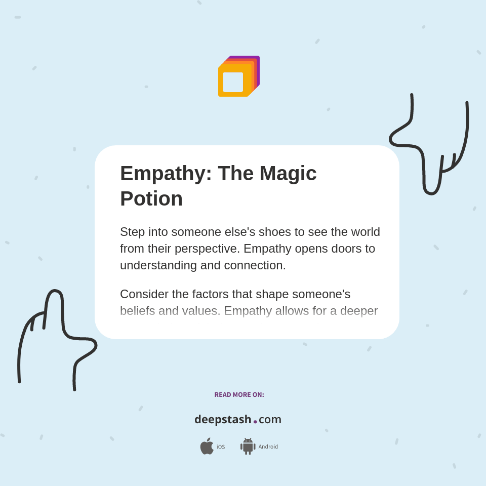 Empathy: The Magic Potion - Deepstash