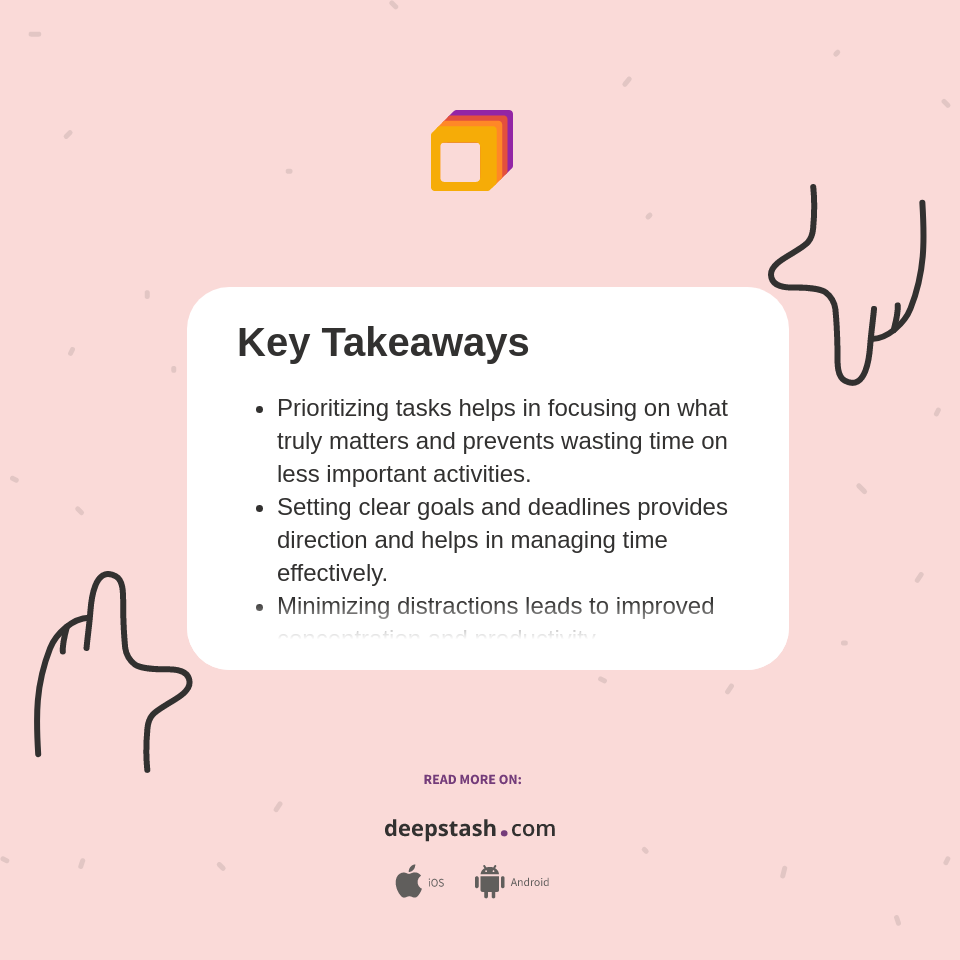 Key Takeaways - Deepstash