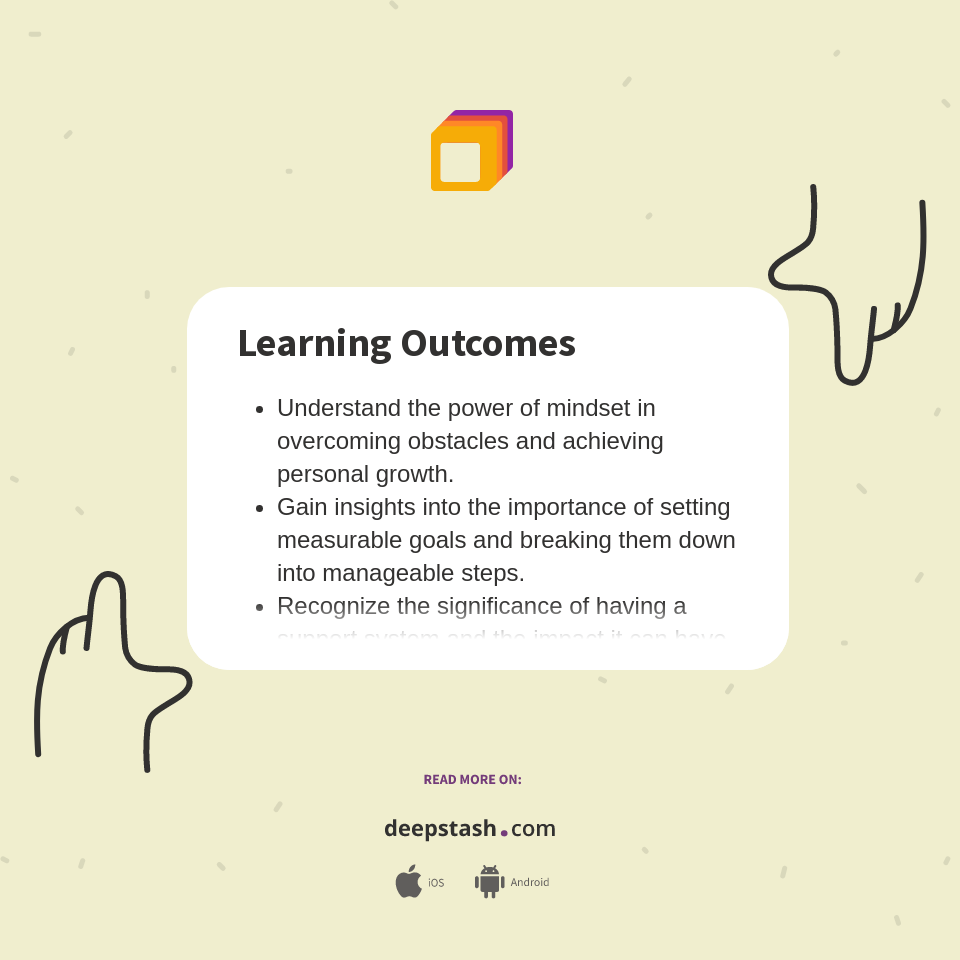Learning Outcomes - Deepstash
