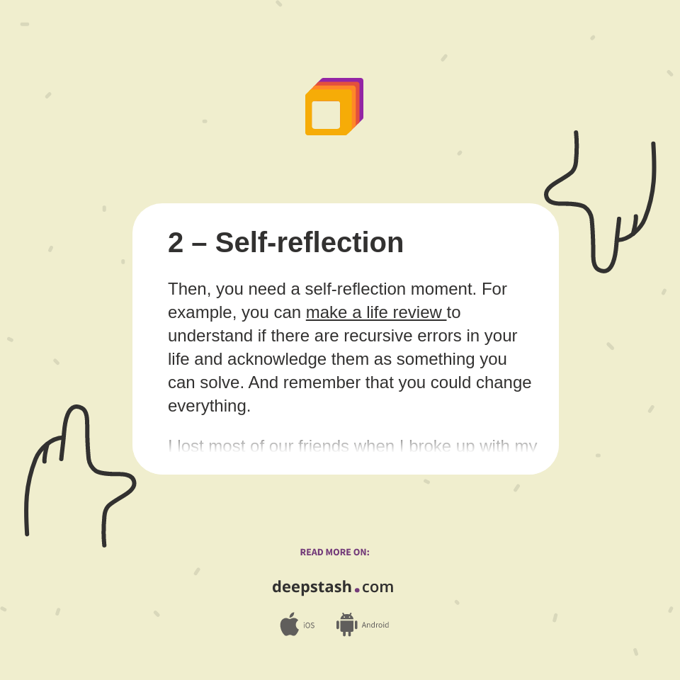 2 – Self-reflection - Deepstash