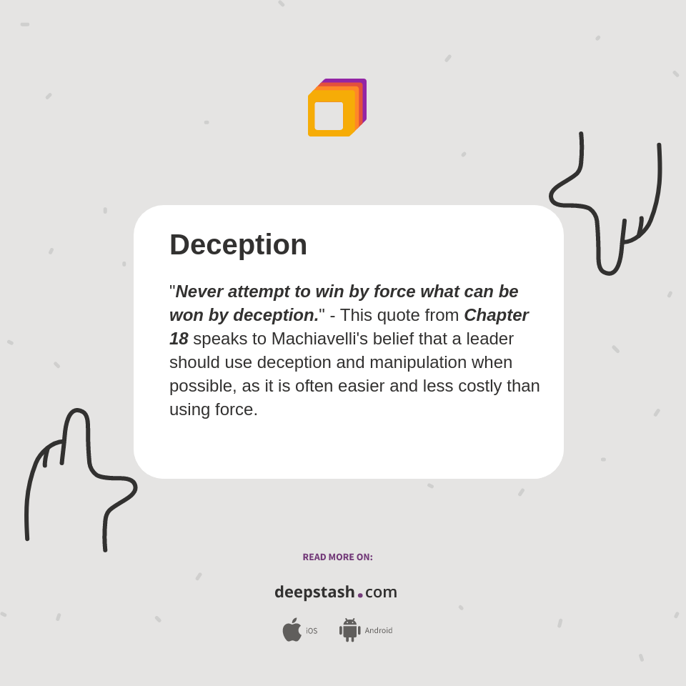 Deception - Deepstash