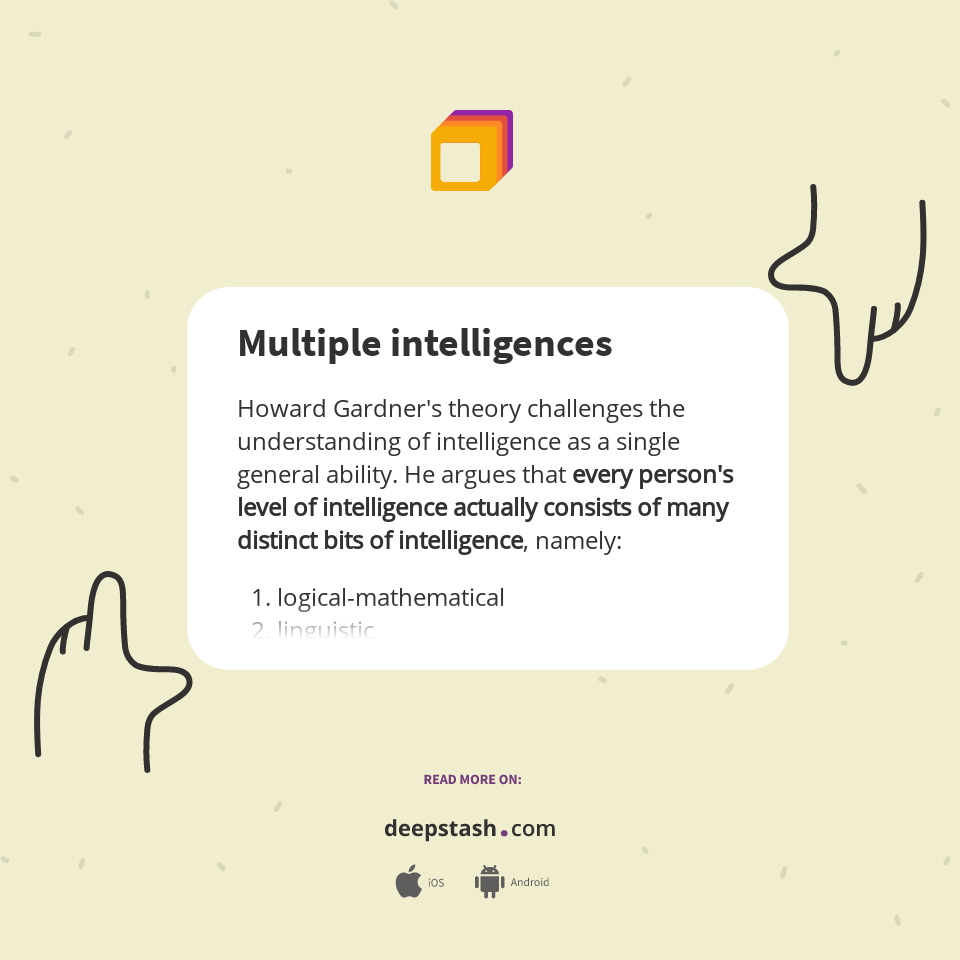 Multiple intelligences - Deepstash