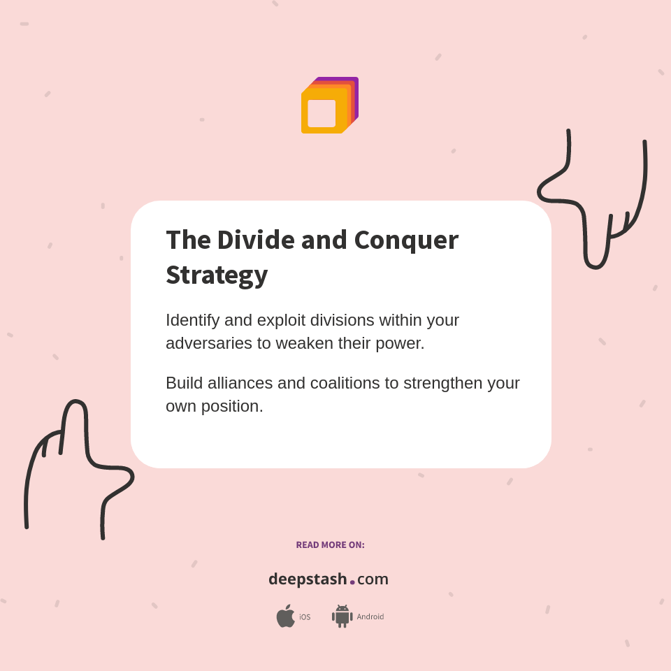 The Divide and Conquer Strategy - Deepstash