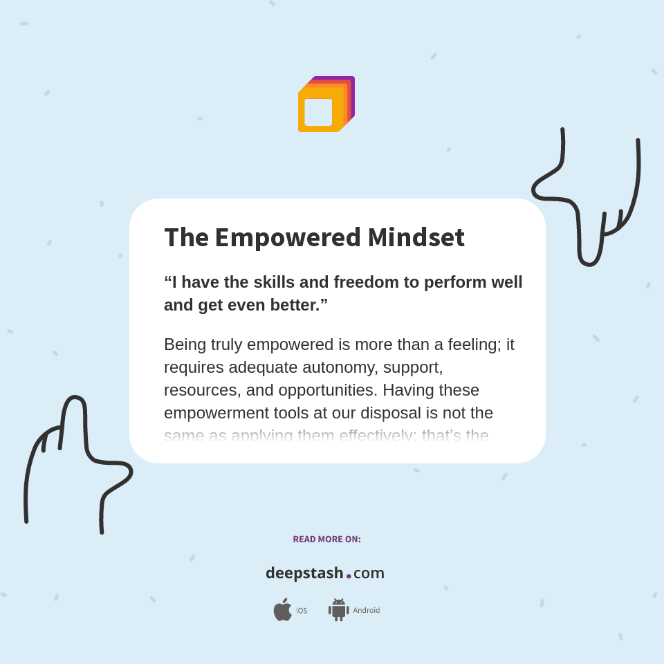 The Empowered Mindset - Deepstash