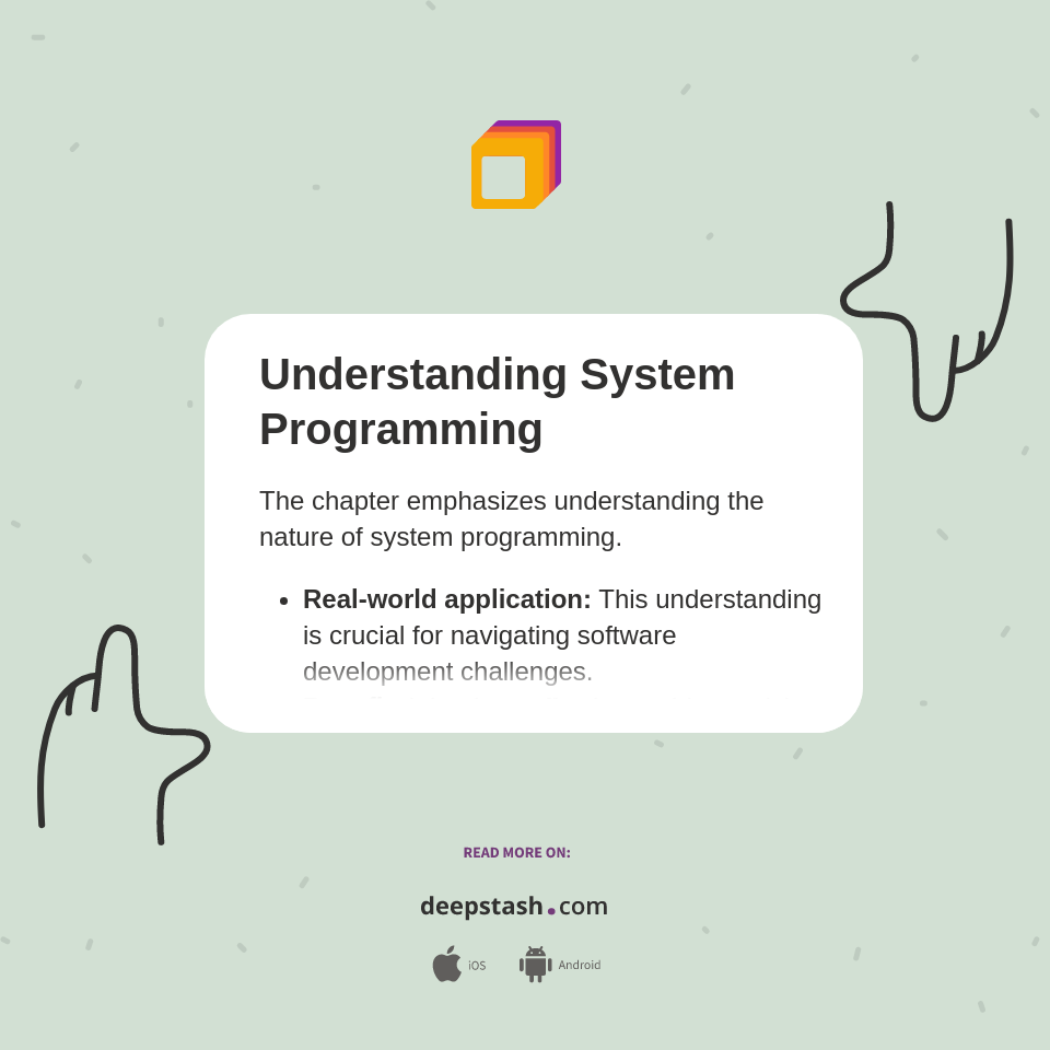 Understanding System Programming - Deepstash