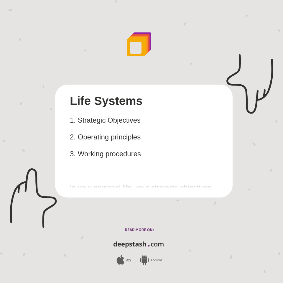 Life Systems - Deepstash