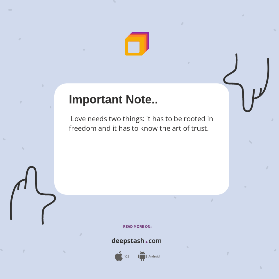 Important Note.. - Deepstash