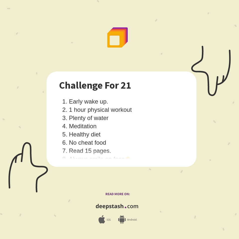 Challenge For 21 - Deepstash