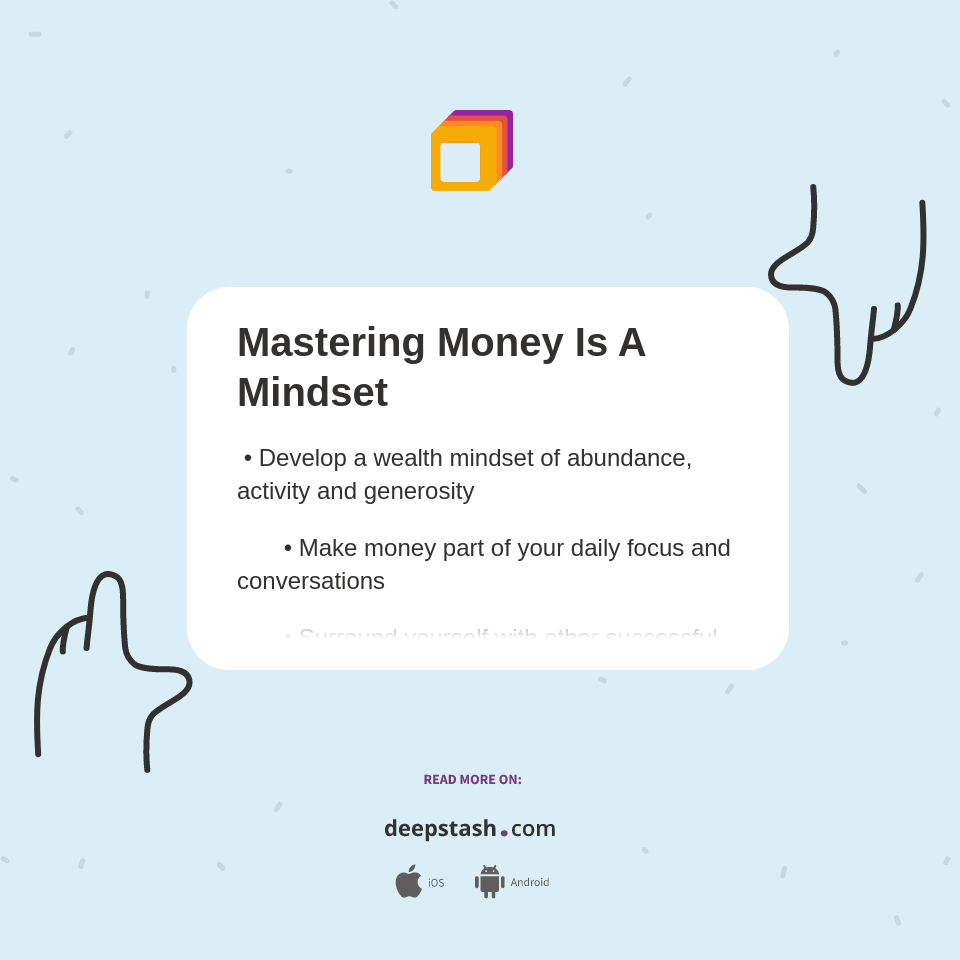 Mastering Money Is A Mindset - Deepstash