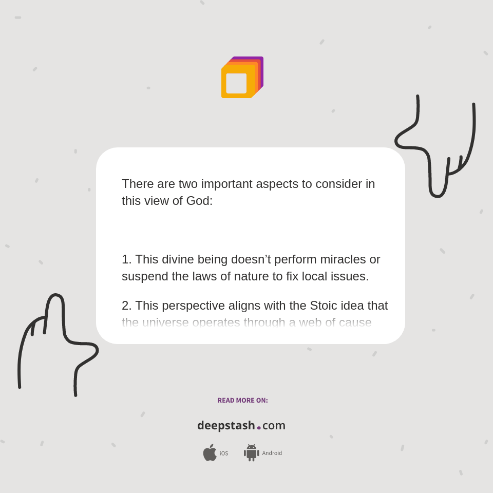 There are two important aspects to consider in this... - Deepstash