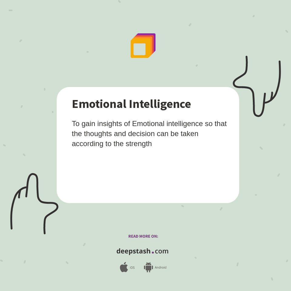 Emotional Intelligence - Deepstash