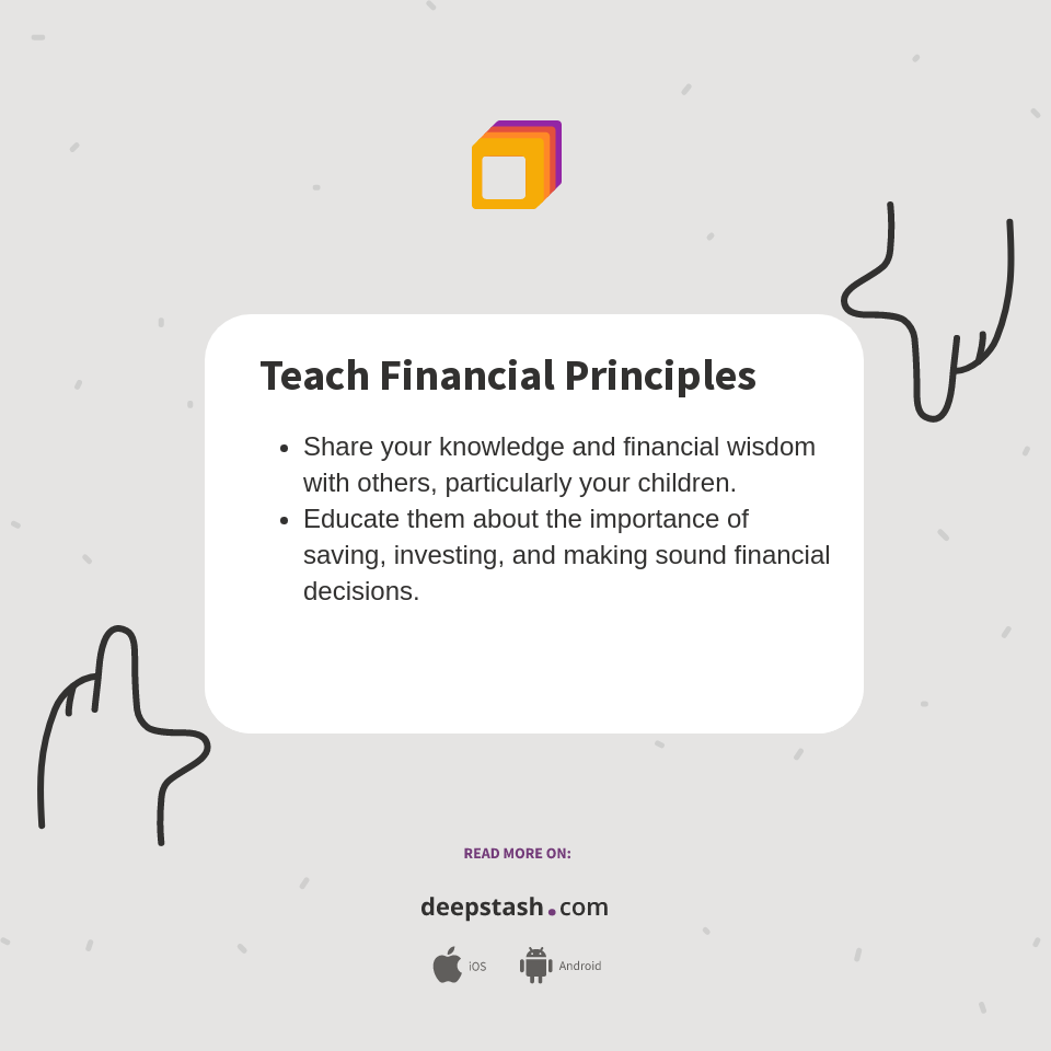 Teach Financial Principles - Deepstash