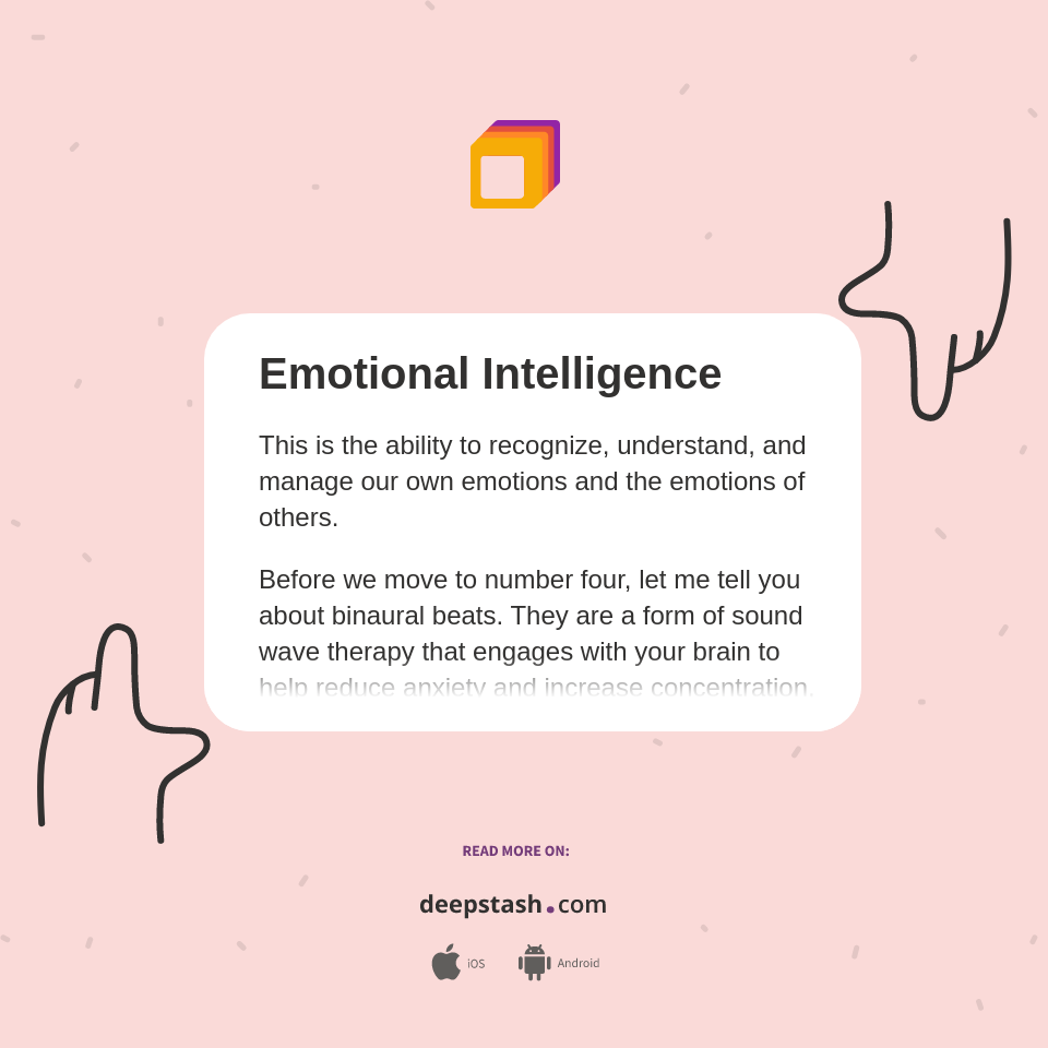 Emotional Intelligence - Deepstash