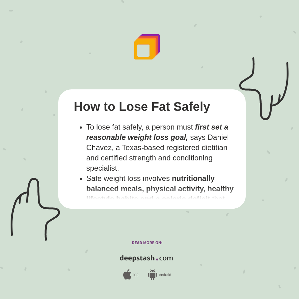 How to Lose Fat Safely - Deepstash