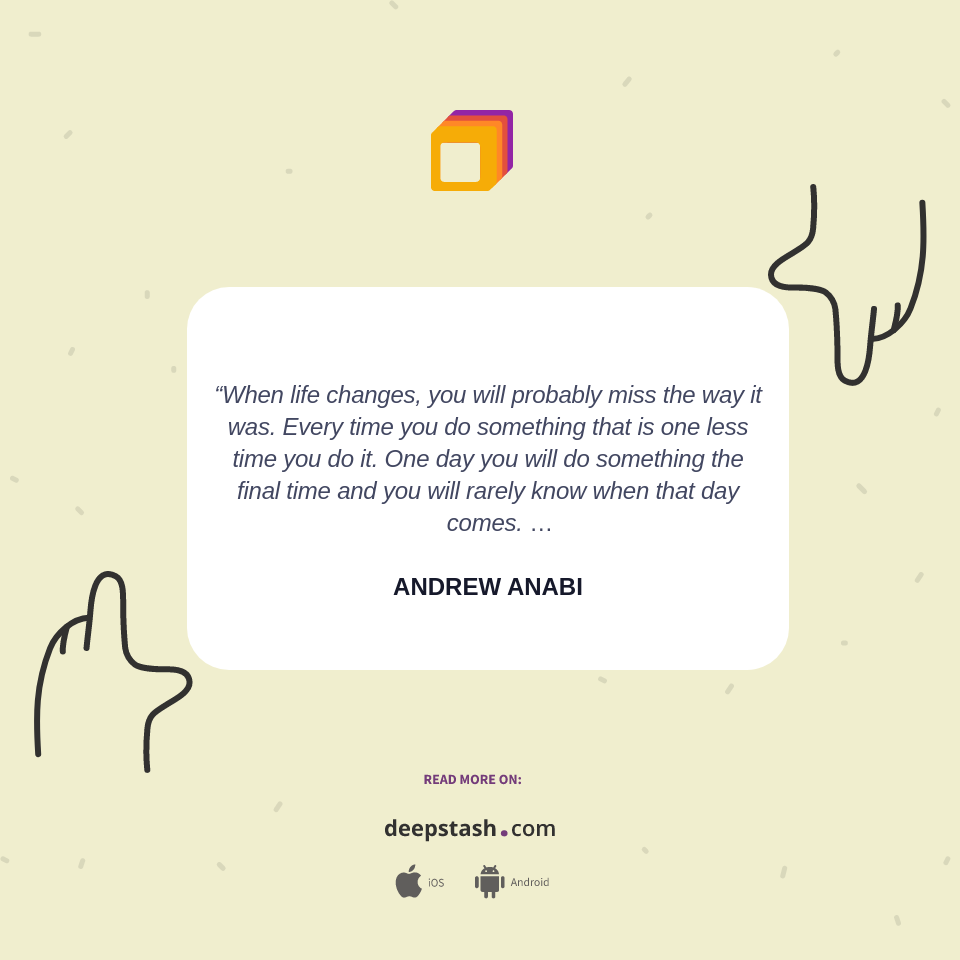 Quote by ANDREW ANABI - Deepstash