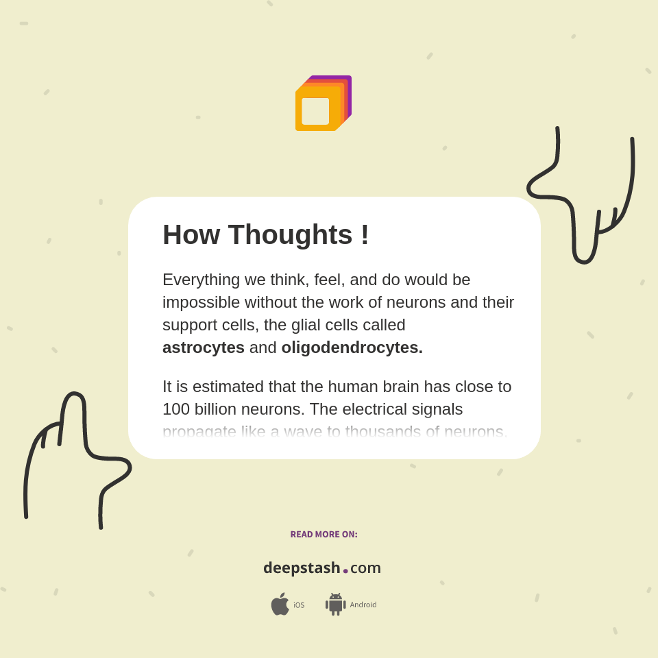 How Thoughts ! - Deepstash