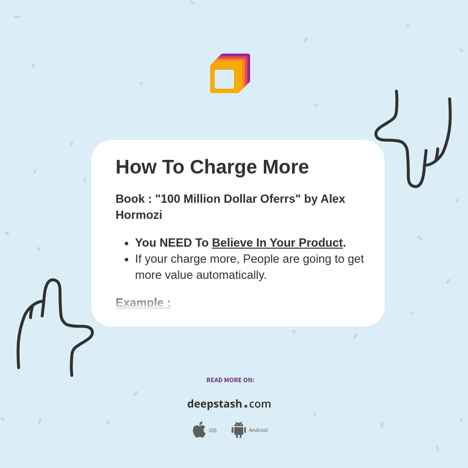 How To Charge More - Deepstash