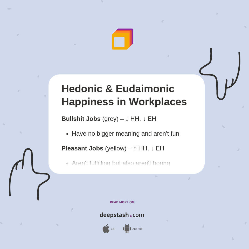 Hedonic & Eudaimonic Happiness in Workplaces - Deepstash