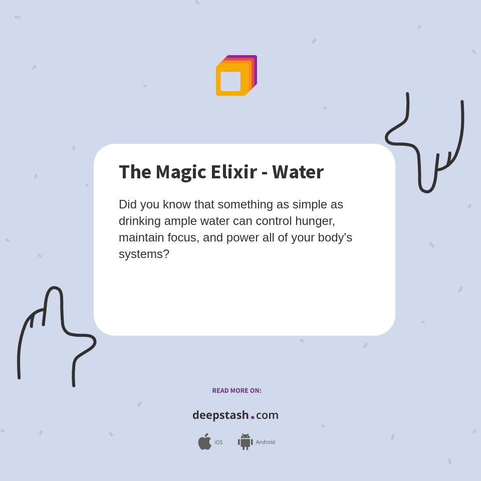 The Magic Elixir - Water - Deepstash