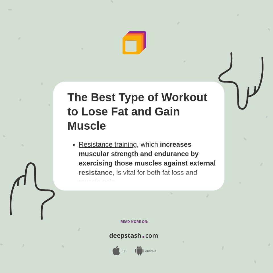 The Best Type of Workout to Lose Fat and Gain Muscle - Deepstash