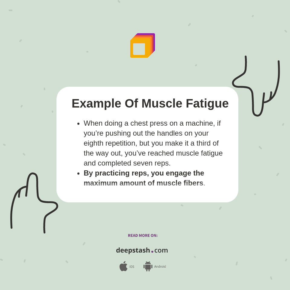 Example Of Muscle Fatigue - Deepstash