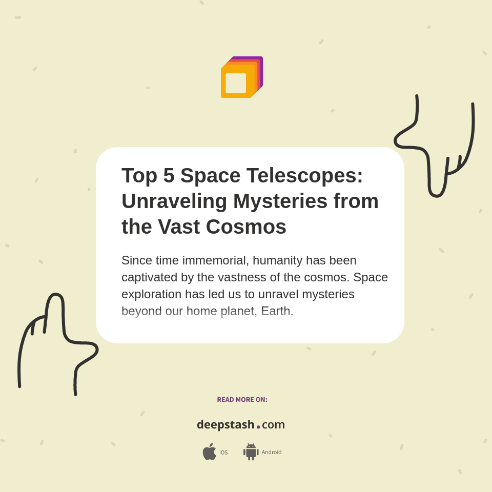 Top 5 Space Telescopes: Unraveling Mysteries from the Vast Cosmos ...