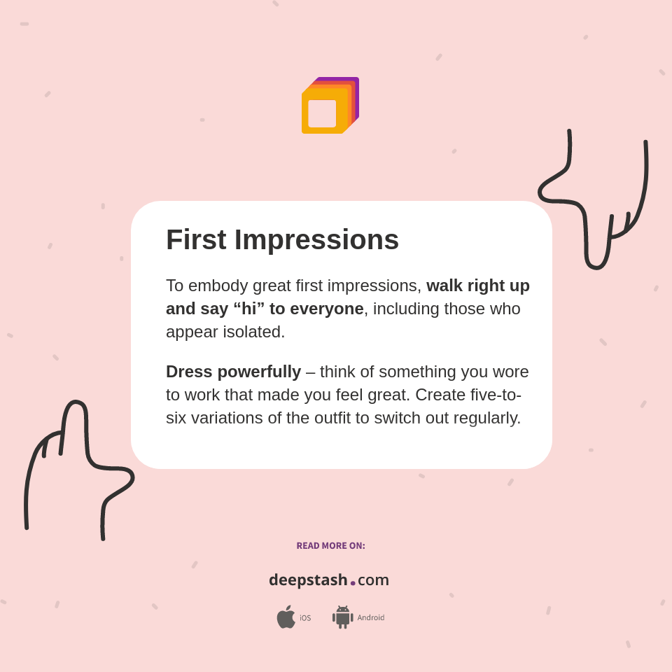 First Impressions - Deepstash