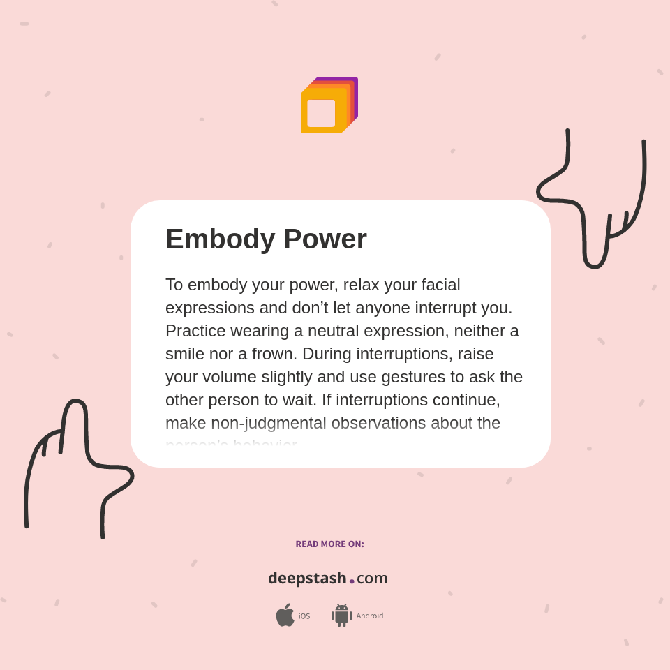 Embody Power - Deepstash