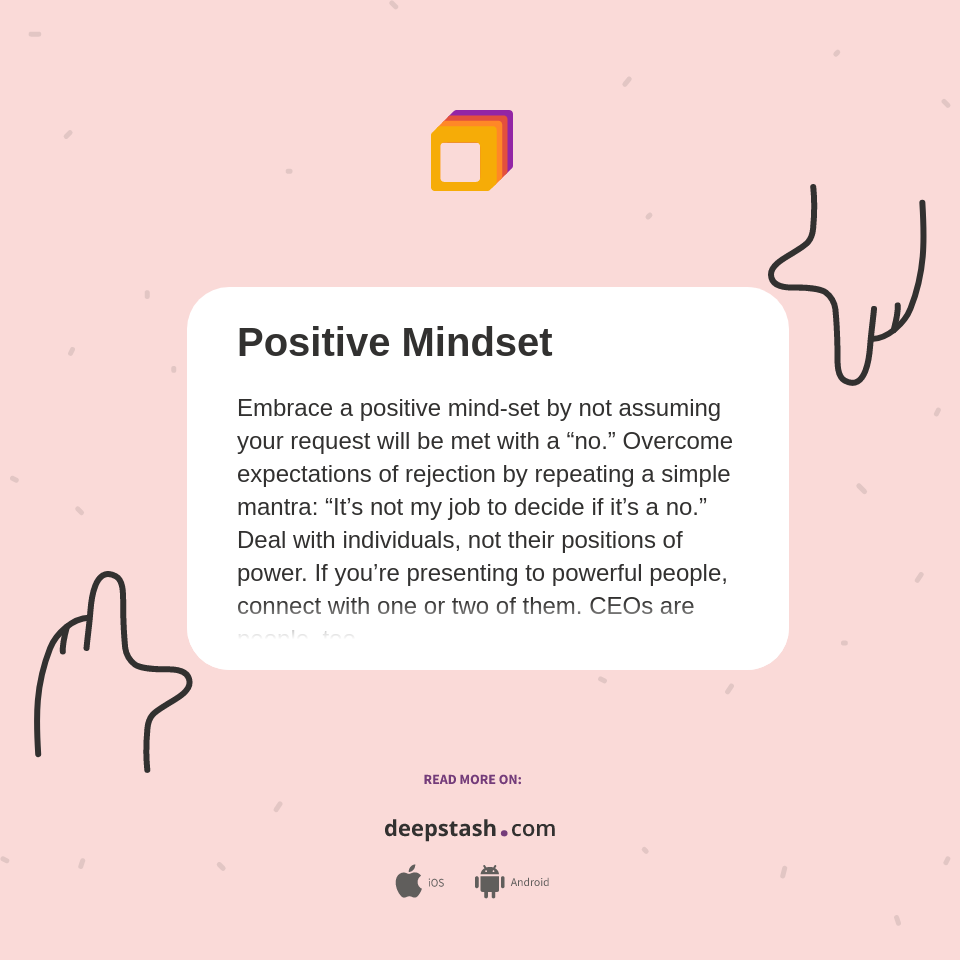Positive Mindset - Deepstash