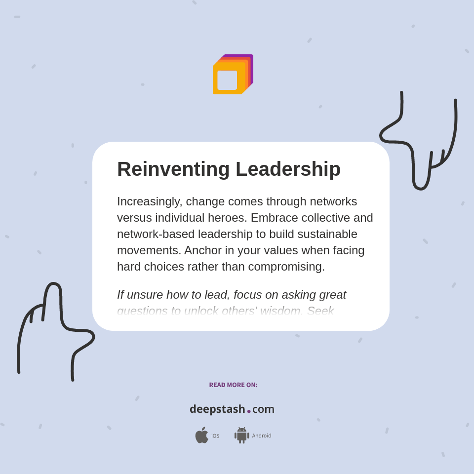 Reinventing Leadership - Deepstash Reinventing Leadership - Deepstash