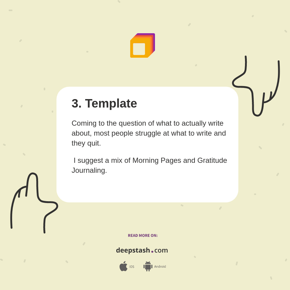 3. Template - Deepstash