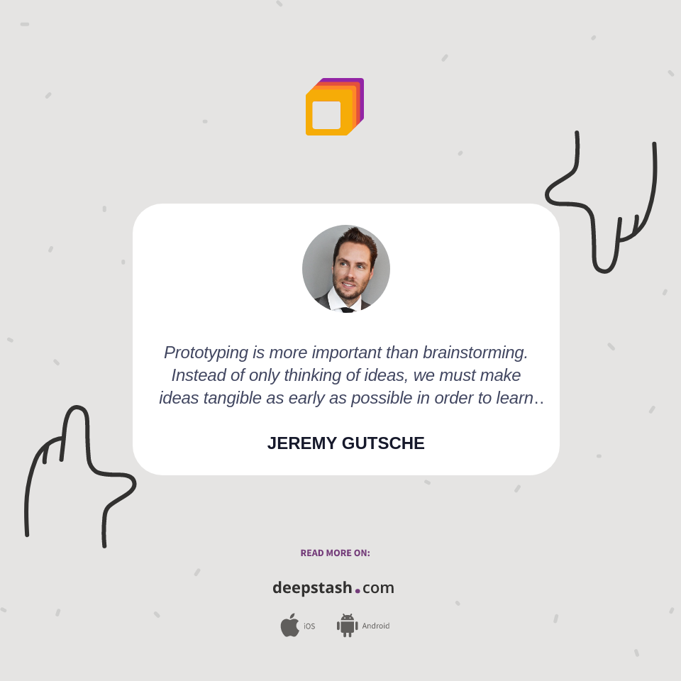 Quote by JEREMY GUTSCHE - Deepstash