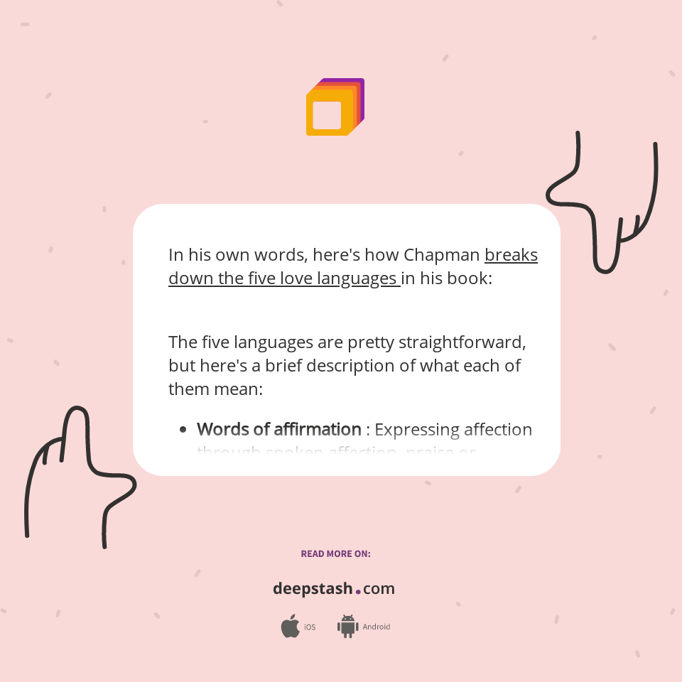 In his own words, here's how Chapman breaks... - Deepstash