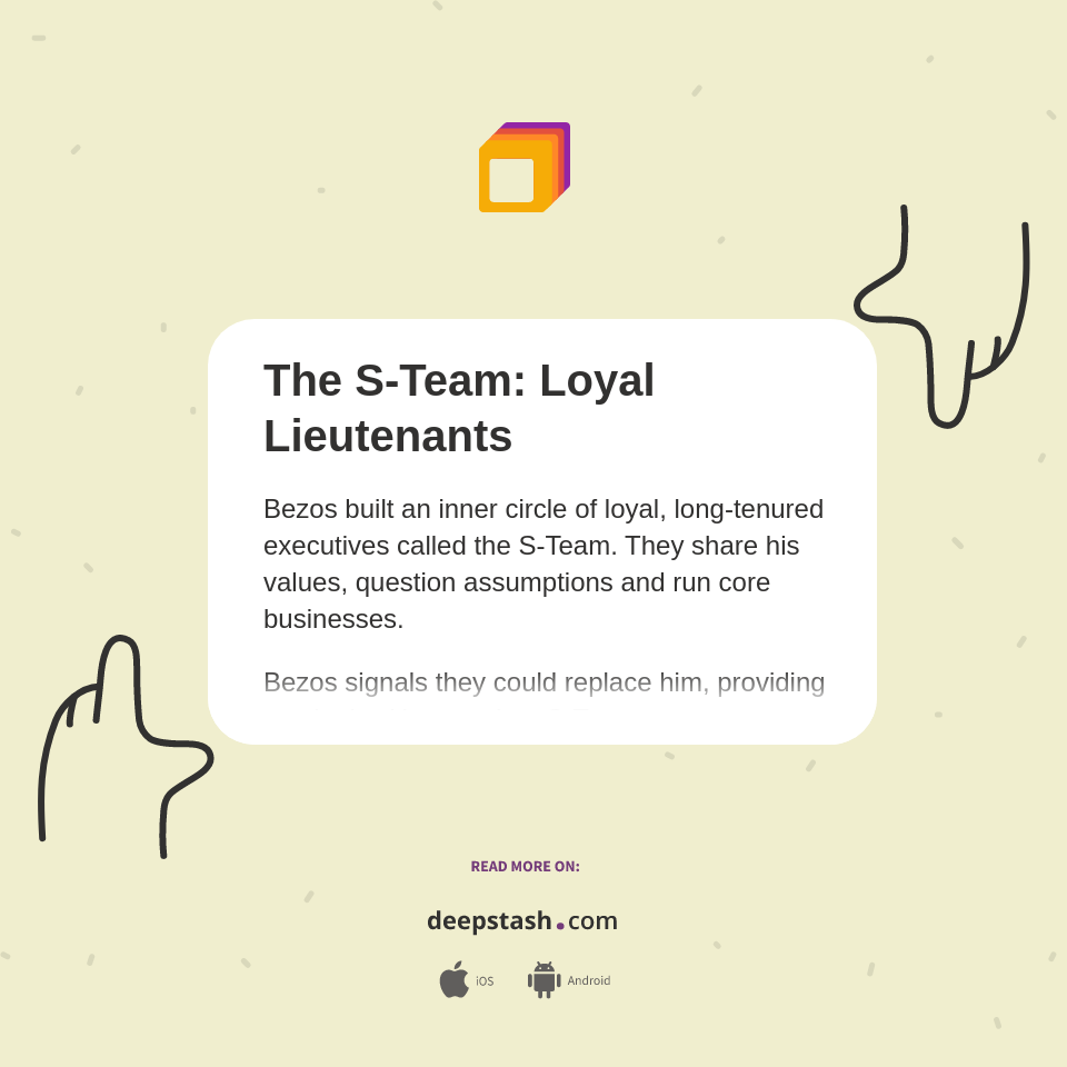 The S-Team: Loyal Lieutenants - Deepstash