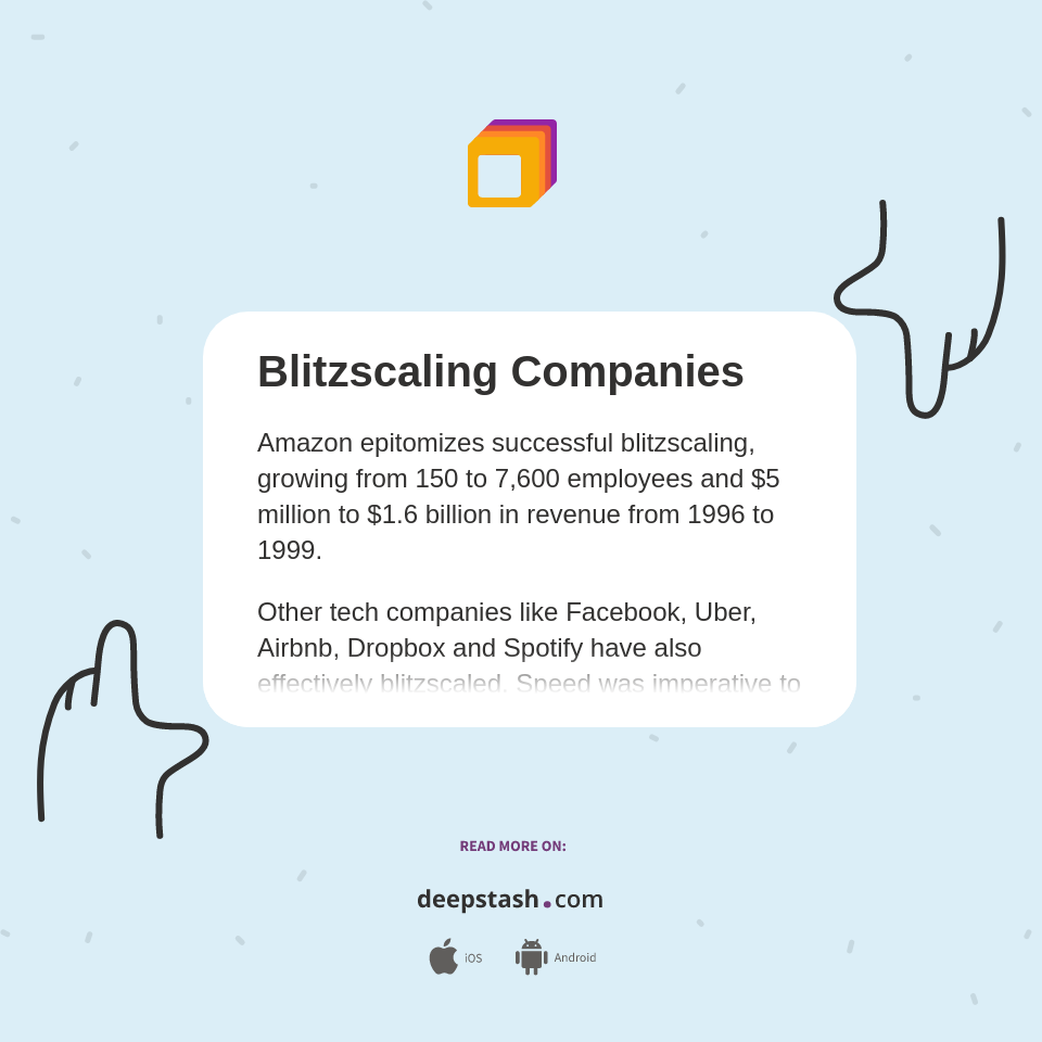 Blitzscaling Companies - Deepstash