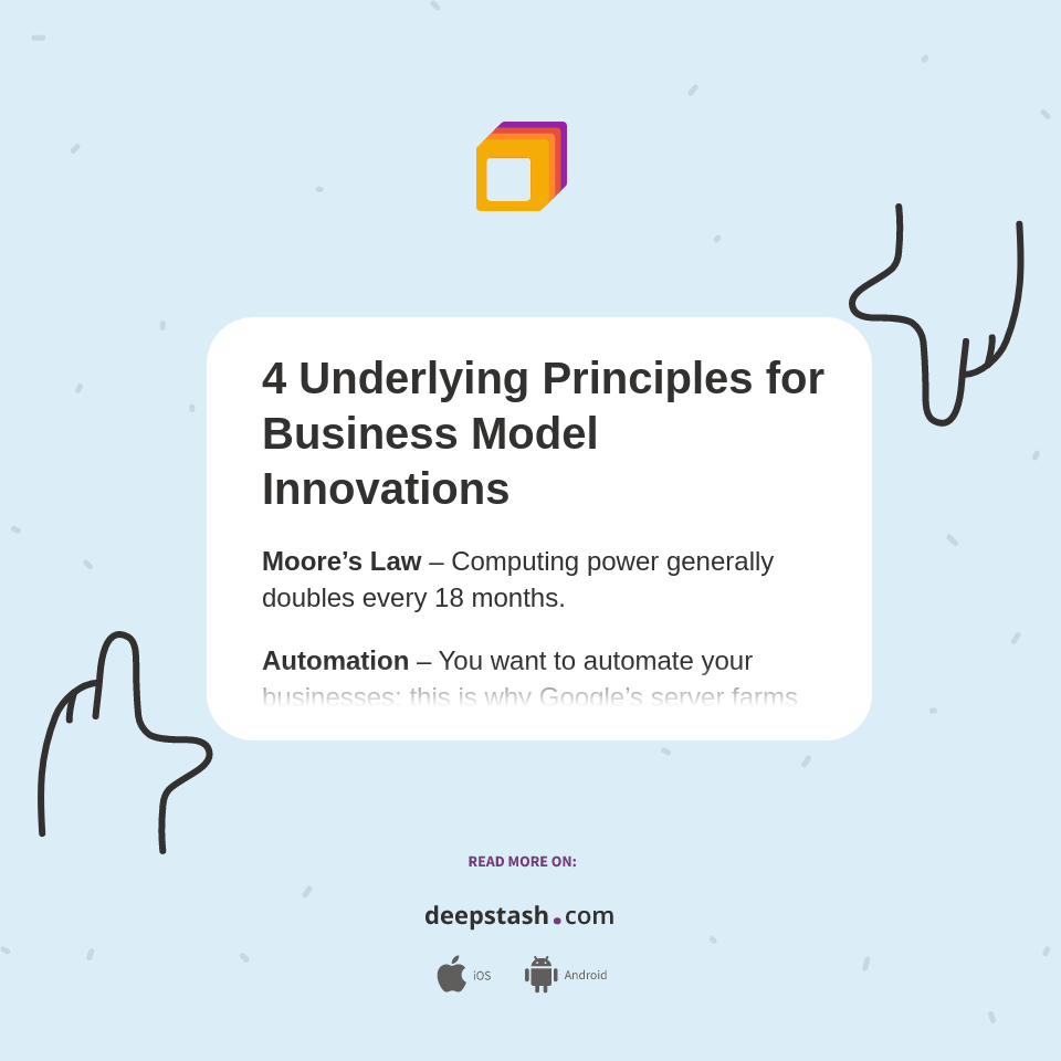 4 Underlying Principles for Business Model Innovations - Deepstash