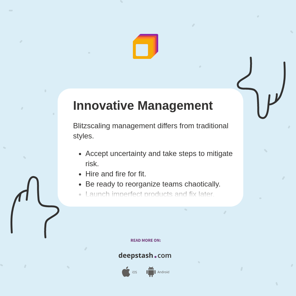 Innovative Management - Deepstash