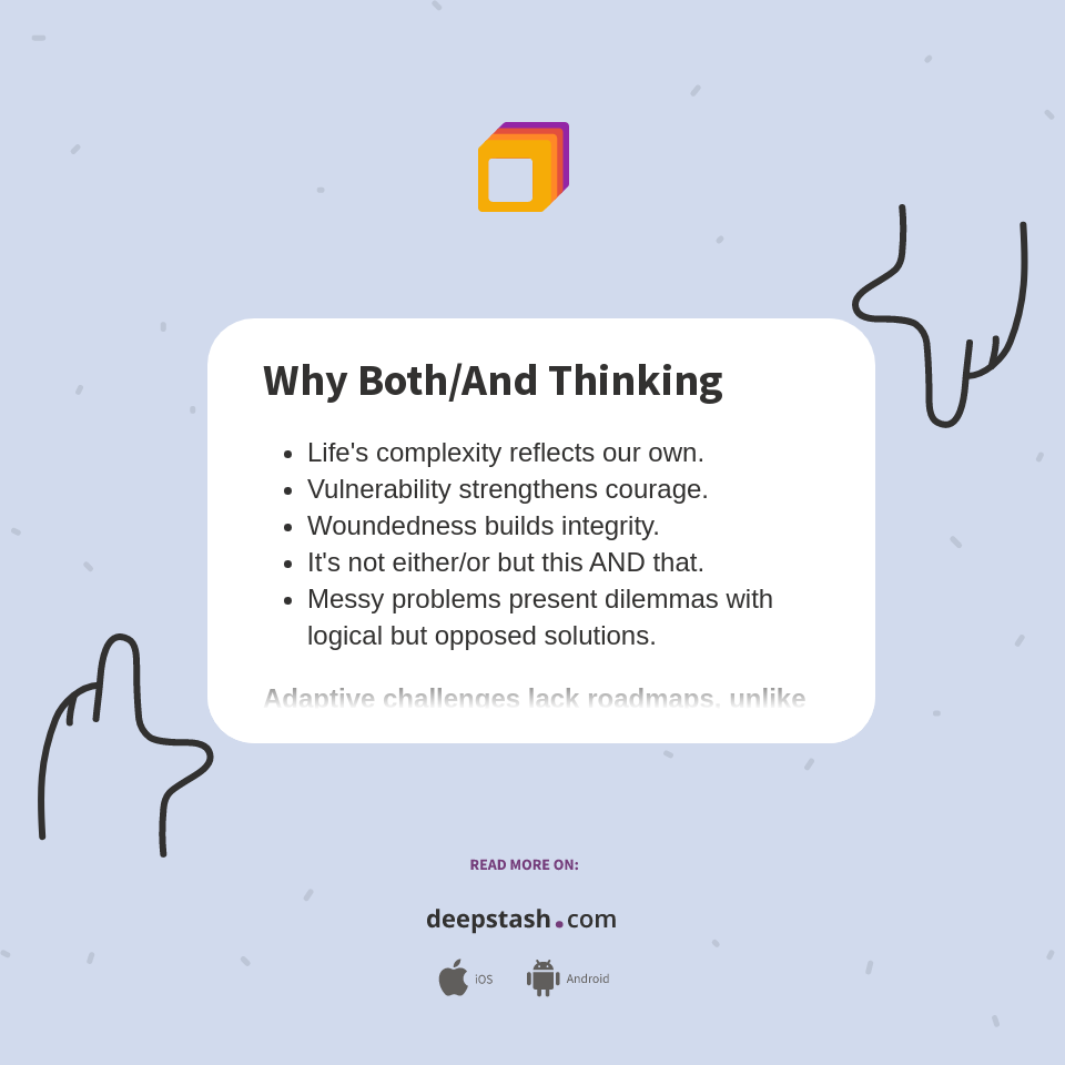Why Both/And Thinking - Deepstash