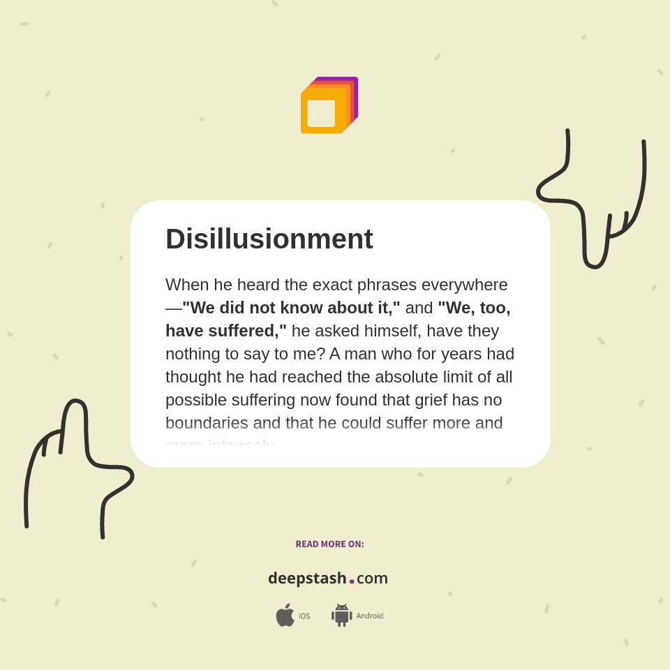 Disillusionment - Deepstash