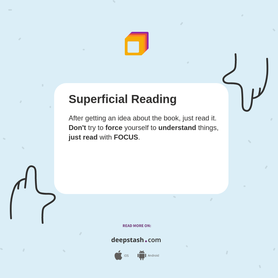 Superficial Reading - Deepstash