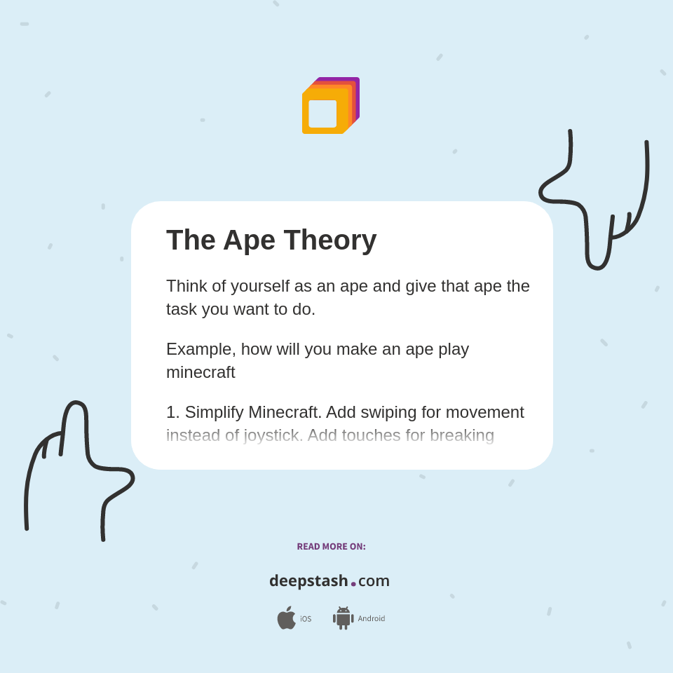 The Ape Theory - Deepstash