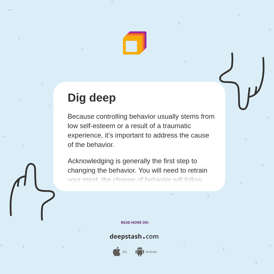 Dig deep - Deepstash