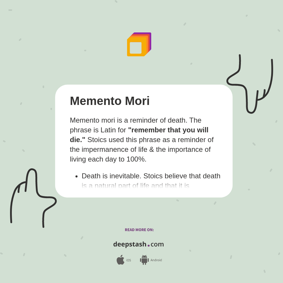 Memento Mori - Deepstash