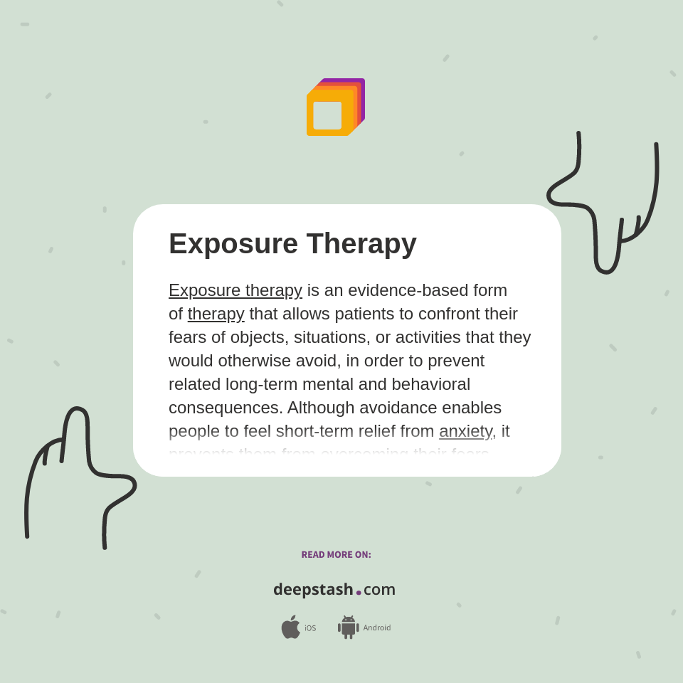 Exposure Therapy - Deepstash