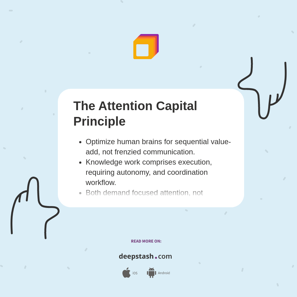 The Attention Capital Principle - Deepstash